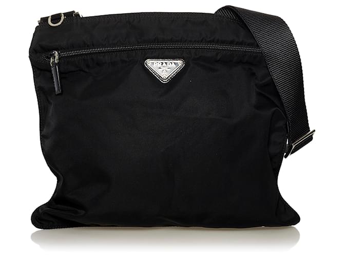 Prada Sac bandoulière noir Tessuto Nylon Tissu ref.654575 - Joli Closet