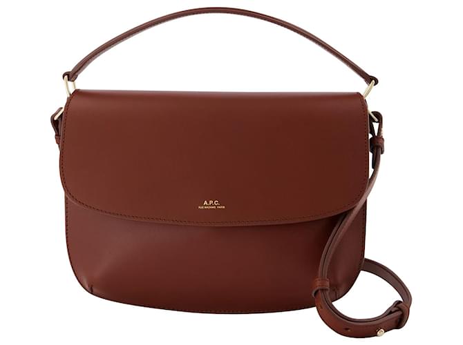 Apc Sarah Bag in Brown Leather ref.654864 - Joli Closet