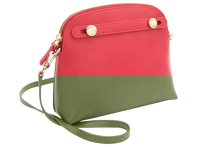 Furla Red Leather ref.654902 - Joli Closet