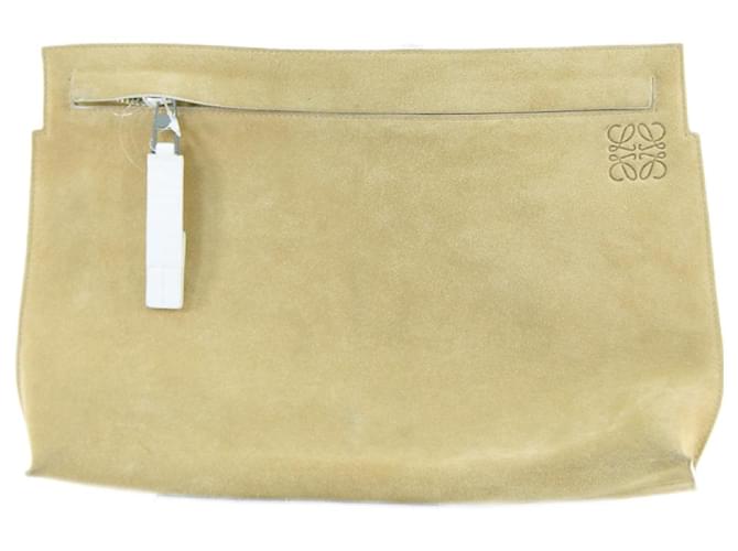 Loewe Clutch bag Beige Leather ref.655616 - Joli Closet