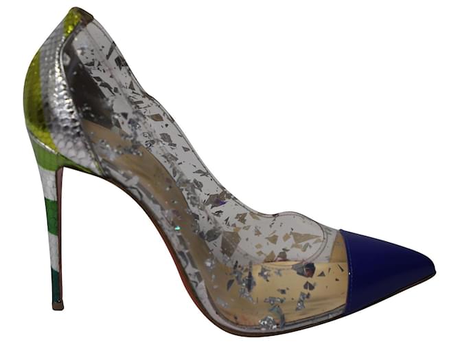 Christian Louboutin Escarpins So Kate avec PVC en Cuir Verni ...