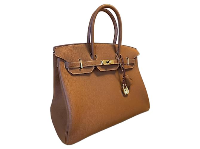 Hermès Birkin 35 Caramel Leather ref.664428 - Joli Closet