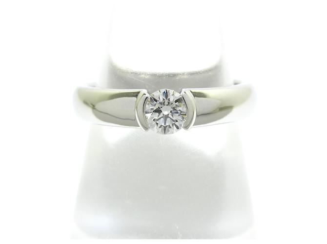 TIFFANY & CO. solitaire Silvery Platinum ref.666154 - Joli Closet