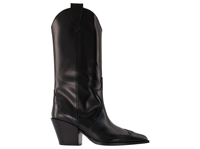 Aeyde Ariel Boots in Black Leather ref.667596 - Joli Closet