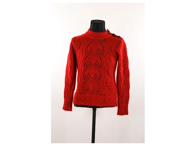 Ba&Sh Pull Bash 0 Coton Rouge ref.670064 - Joli Closet