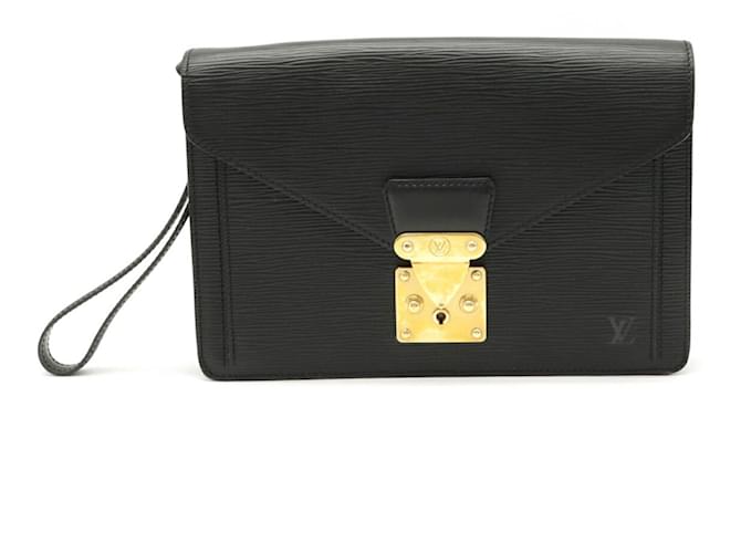 Louis Vuitton Sellier Drangonne Black Leather ref.670975 - Joli Closet