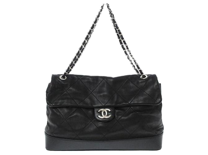 Chanel Matrasse Black Leather ref.673801 - Joli Closet