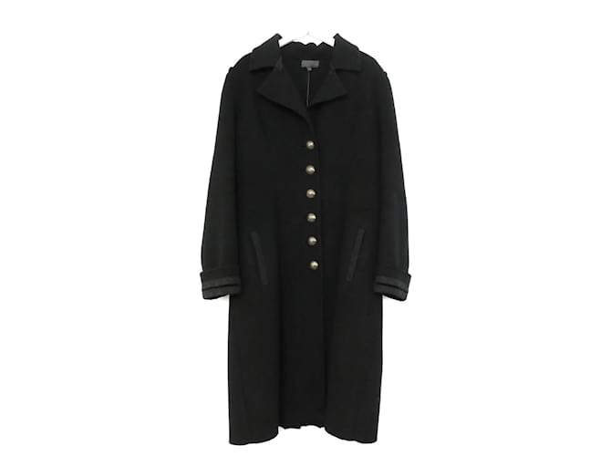 La Perla Vintage Wool & Cashmere Military Coat Black ref.678478 - Joli ...