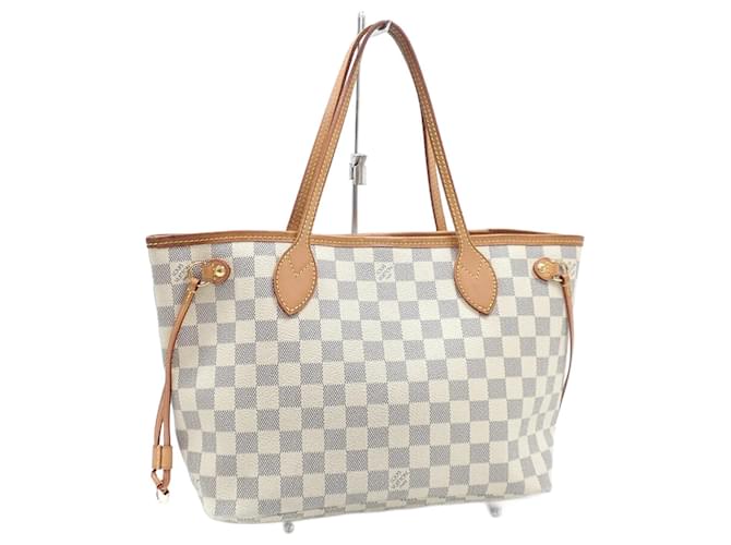 Louis Vuitton Neverfull White Cloth ref.681045 - Joli Closet