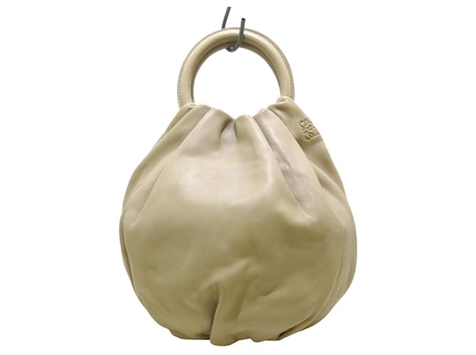 Loewe Bounce bag Beige Leather ref.681380 - Joli Closet