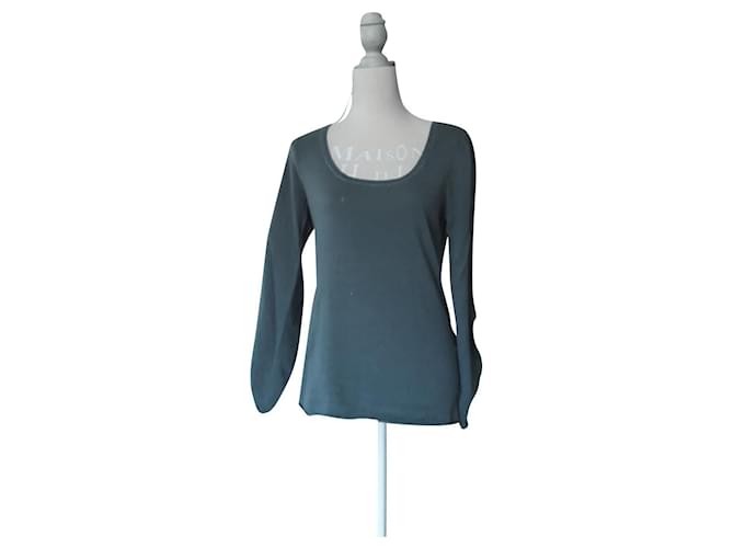 Berenice Knitwear Dark green Silk Cashmere ref.684188 - Joli Closet