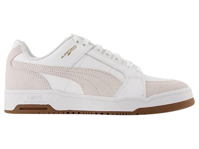 Slipstream Lo Sneakers - Puma - White - Leather ref.696465 - Joli Closet