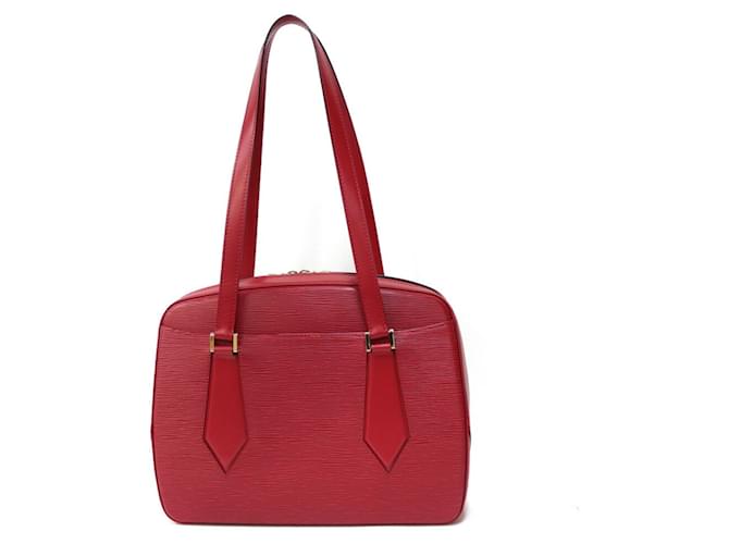 Louis Vuitton Voltaire Red Leather ref.700072 - Joli Closet