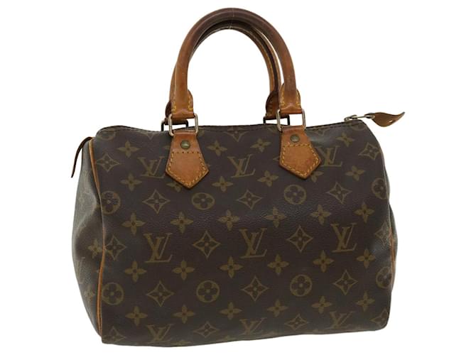 Speedy Louis Vuitton schnell 25 Braun Leinwand ref.701087 - Joli Closet