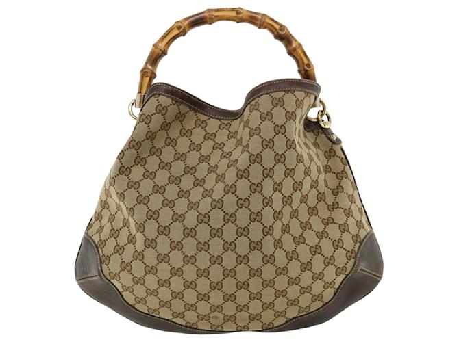 Gucci Bamboo Brown Cloth ref.704214 - Joli Closet