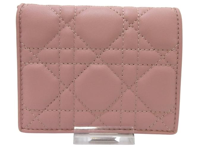 Dior Cannage stitch Pink Leather ref.705941 - Joli Closet