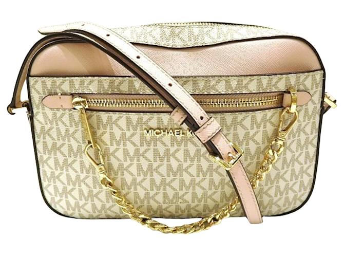 Michael Kors Jet Set Beige Leather ref.707136 - Joli Closet