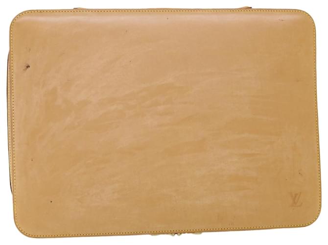 LOUIS VUITTON Mallette Valtec Cuir Nomade Beige M99071 Auth LV 32637A ...