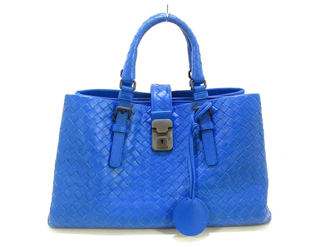 Bottega Veneta Roma Blue Leather ref.708229 - Joli Closet