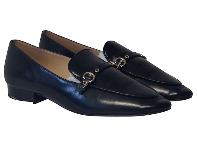 Coach Isabel Loafers in Black Leather ref.709797 - Joli Closet