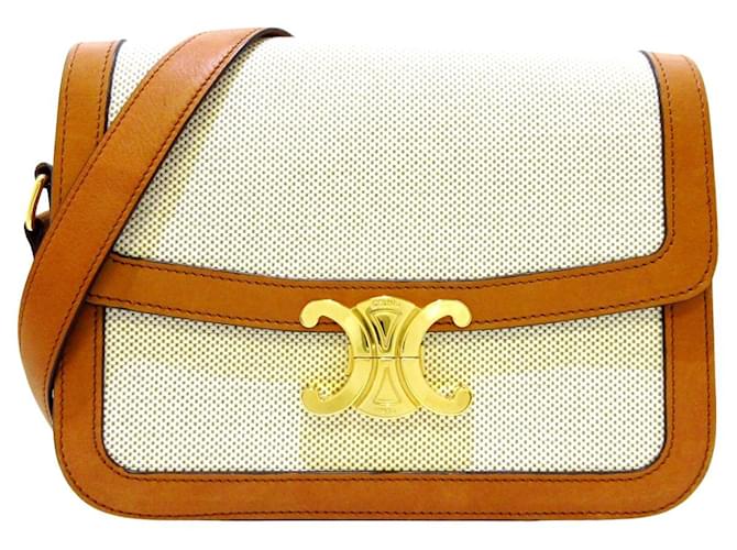 Céline Triomphe Beige Cotton ref.711973 - Joli Closet