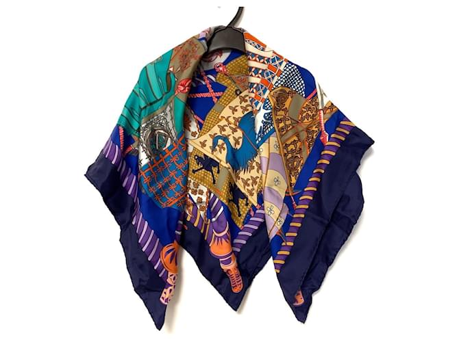 Hermès HERMES CARRE 90 Multiple colors Silk ref.720036 - Joli Closet