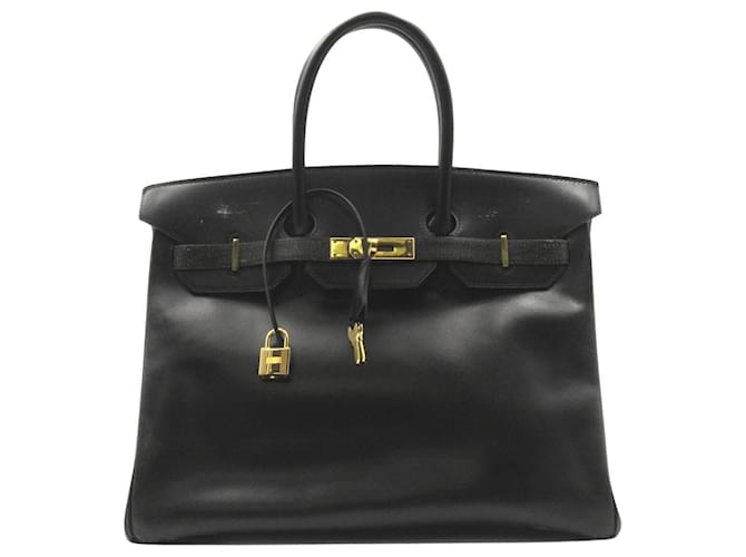 Hermès HERMES BIRKIN 35 Black Pony-style calfskin ref.722202 - Joli Closet
