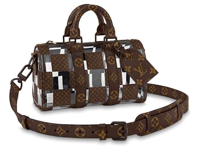 Louis Vuitton LV Keepall 25 Monogram Chess Brown ref.723997 - Joli Closet
