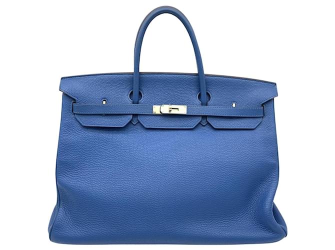 Hermès HERMES BIRKIN Azul Cuero ref.724694 - Joli Closet