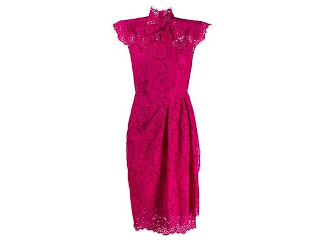 Dolce & Gabbana floral lace Fuschia ref.725280 - Joli Closet