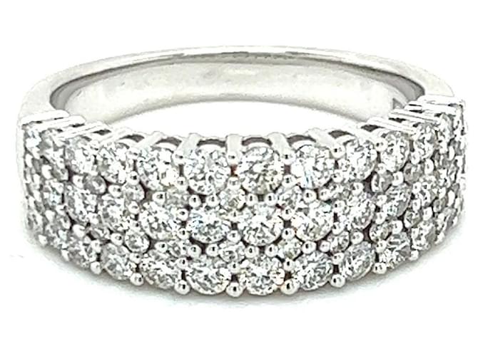 Autre Marque band ring a White White gold ref.726977 - Joli Closet
