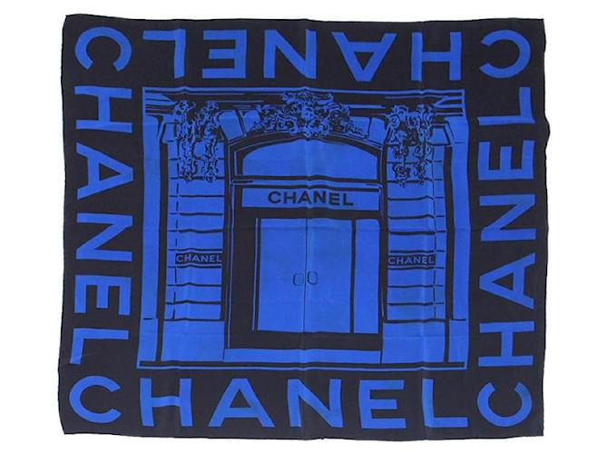 Chanel Scarves Blue Silk ref.727640 - Joli Closet