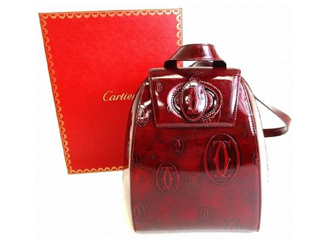 Cartier backpack Red Leather ref.728835 - Joli Closet