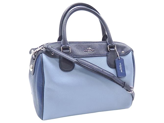 Coach Light blue Leather ref.731579 - Joli Closet