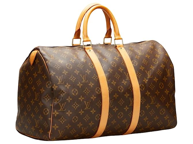Louis Vuitton Keepall 45 Brown Cloth ref.732784 - Joli Closet