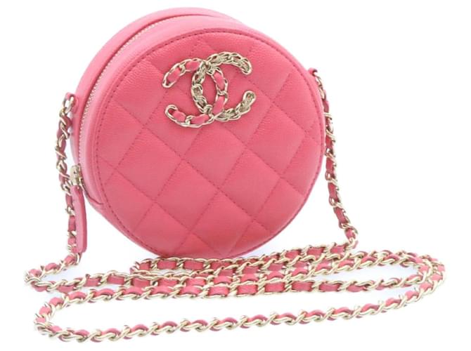Bolsa de ombro Chanel Rosa Couro ref.735782 - Joli Closet