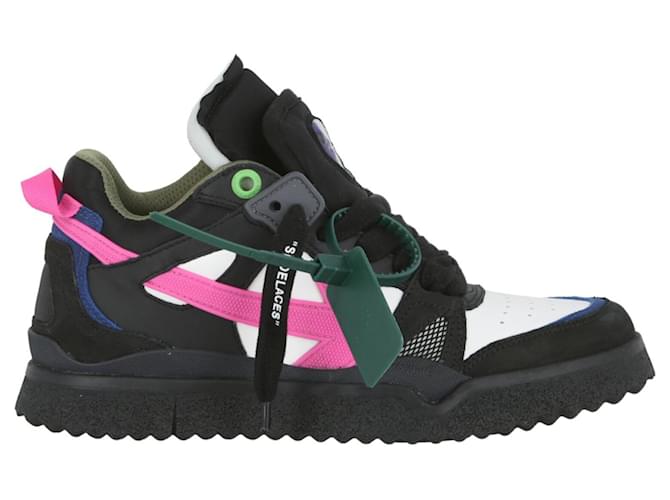 Off White Off-White Sponge Mid-Top Sneakers Black ref.739841 - Joli Closet