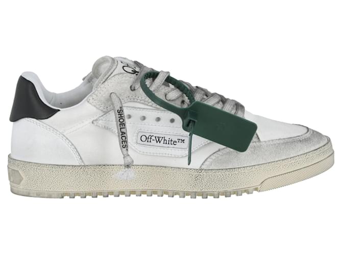 Off White Off-White 1.0 Low-top sneakers Leather ref.741392 - Joli Closet