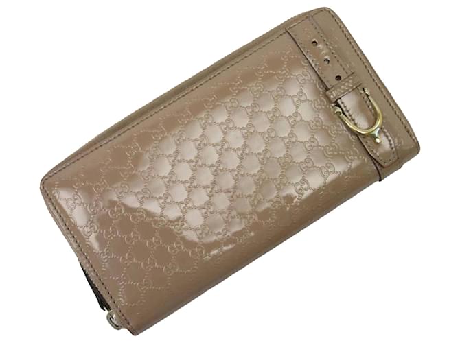 Gucci Micro Guccissima Brown Patent leather ref.746071 - Joli Closet