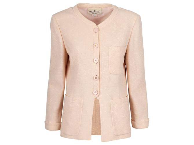 Valentino Pale Pink Wool Jacket ref.747503 - Joli Closet