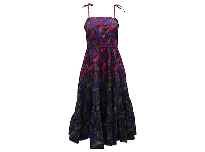 Ulla Johnson Ellyn Midi Dress in Purple Cotton ref.749368 - Joli Closet