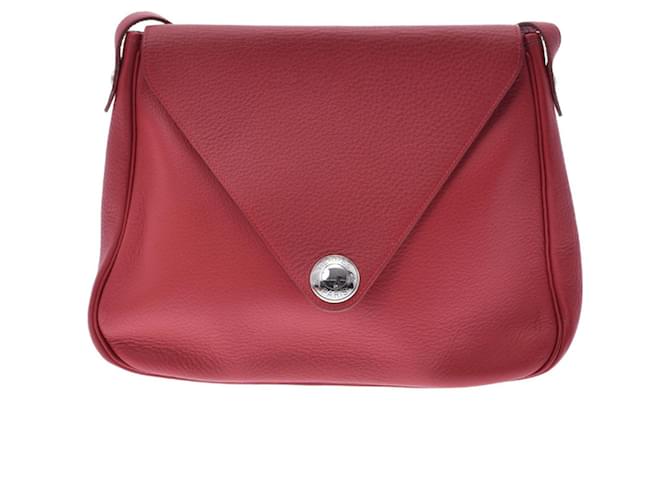 Hermès Christine Red Leather ref.758369 - Joli Closet