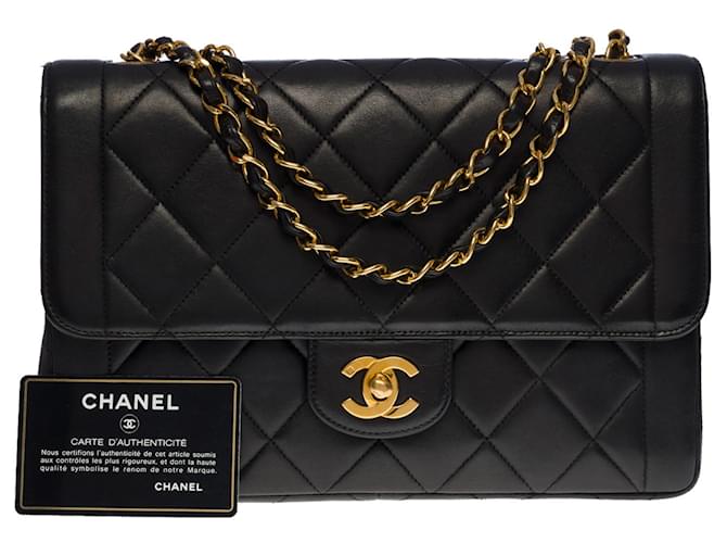 Superbe Sac à main Chanel Timeless/Classique single flap bag en cuir d ...