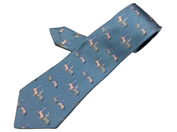 Hermès Hermes Blue Silk ref.763818 - Joli Closet