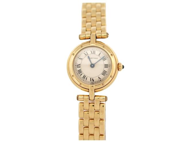 RELOJ VINTAGE CARTIER PANTHERE REDONDO VENDOME 8057921do 23 MM ORO 18K ...