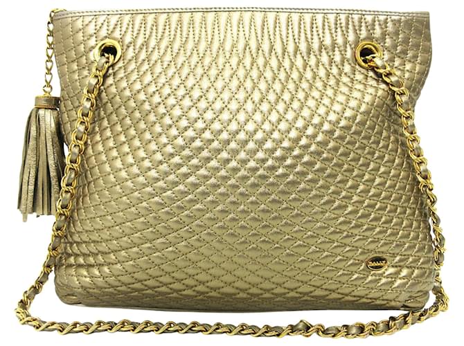 Bally Golden Leather ref.765757 - Joli Closet