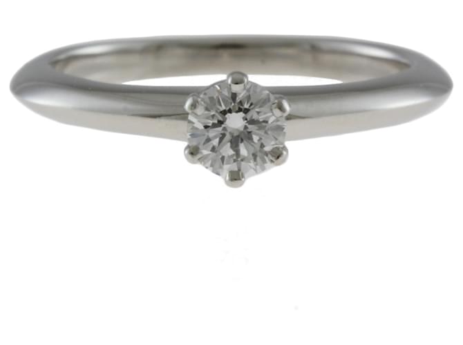 Tiffany & Co Solitaire Silvery Platinum ref.766327 - Joli Closet