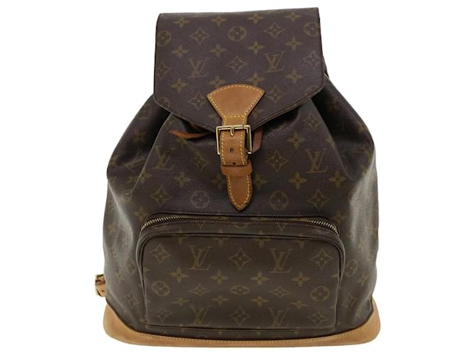 Louis Vuitton Montsouris Brown Cloth ref.766574 - Joli Closet