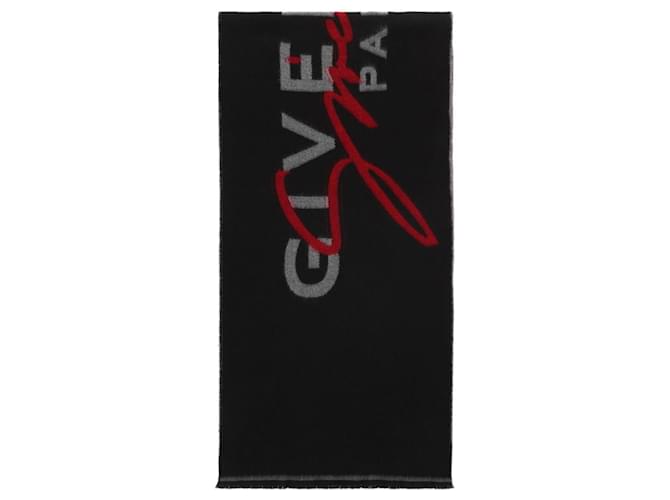 Givenchy Signature Paris Logo Scarf Multiple colors ref.770145 - Joli ...