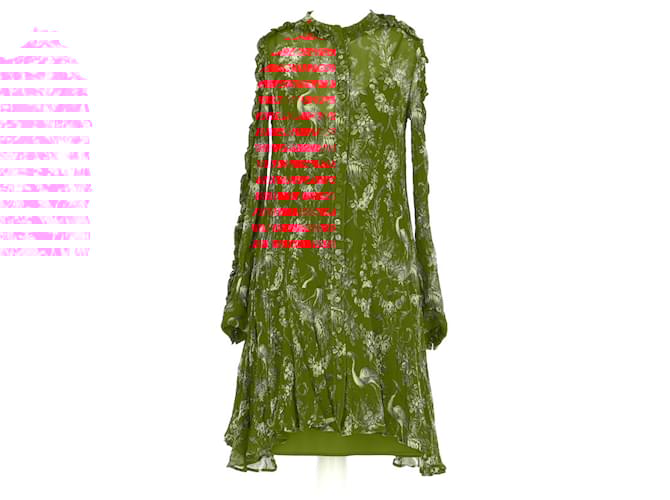 The Kooples Robe Soie Rouge ref.771664 - Joli Closet